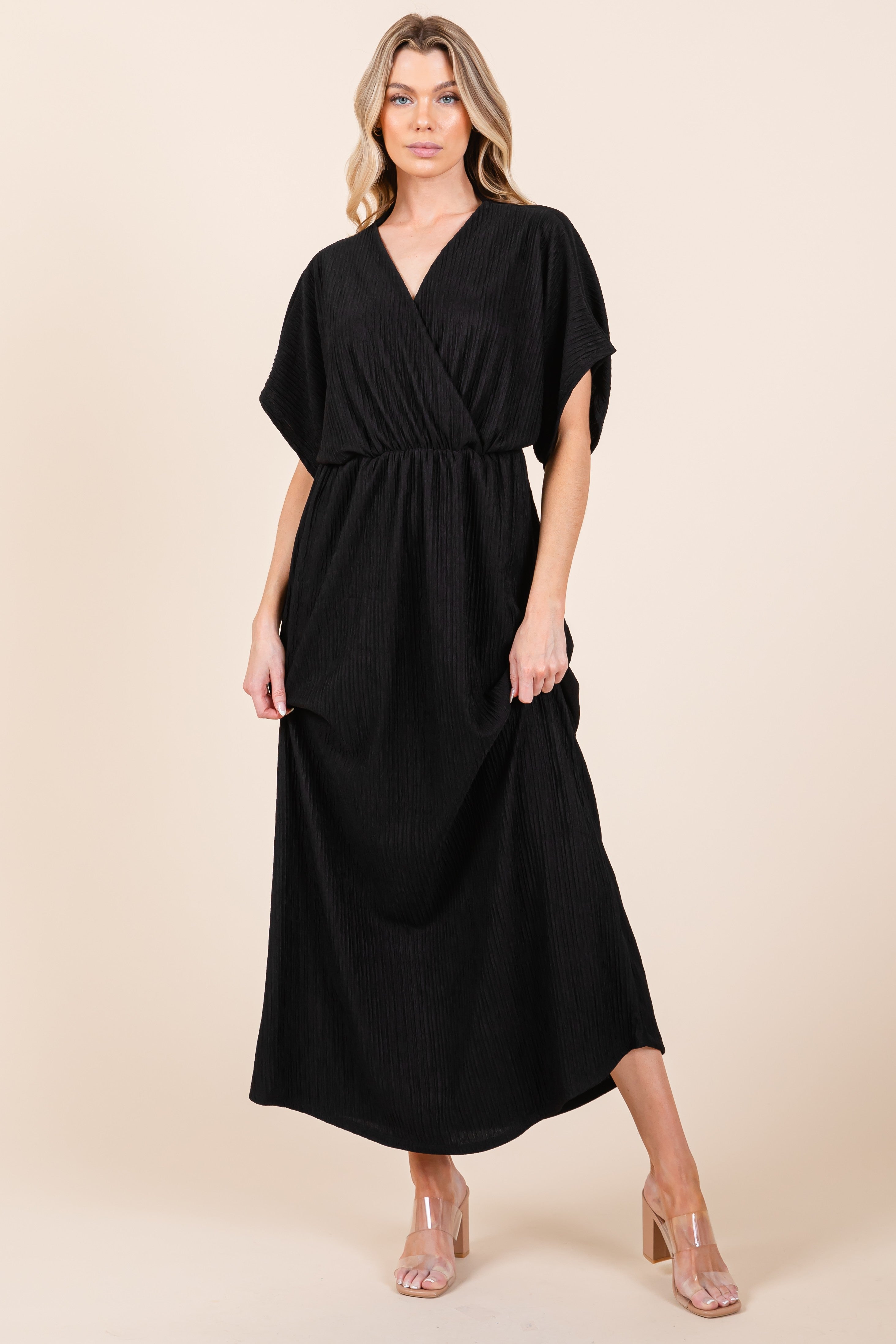 Rowan Textured Maxi Dress – Steele Jayde Boutique